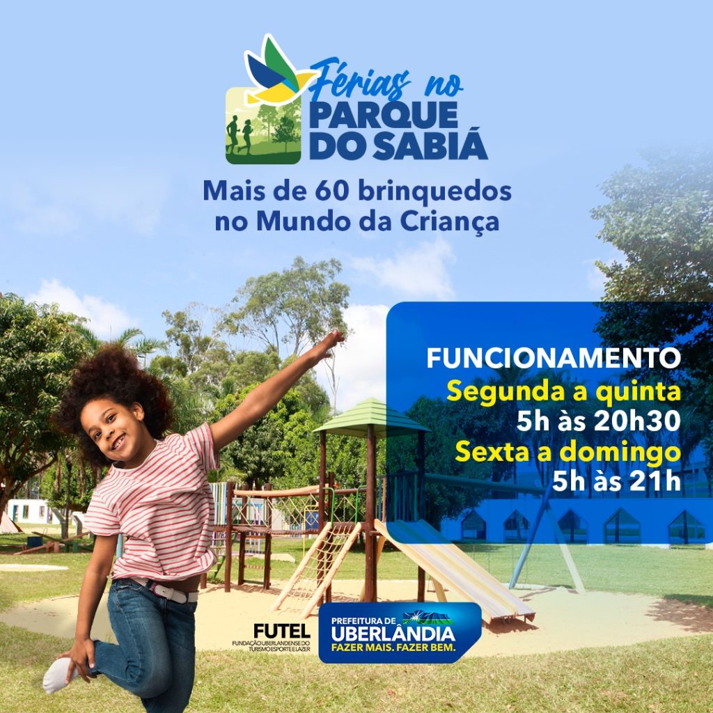 Parque do Sabiá é opção ideal para quem busca diversão e lazer durante ...